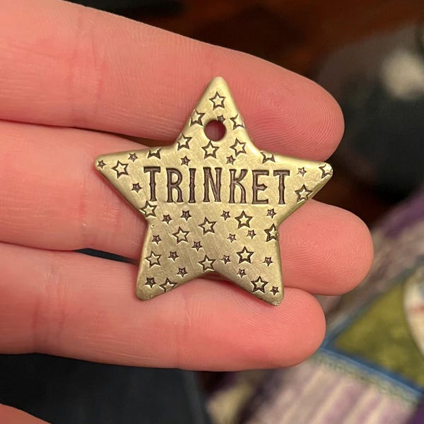 Mini Dog Tag for Dogs, the Bean, Dog Tag, Kidney Bean, Personalized ...