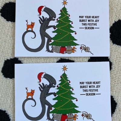 Funny Pun Alien Fathers Day or Birthday Card Sci Fi - Etsy