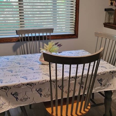 Light Blue Plaid Table Square Overlay Table Cloth Baby Blue Buffalo ...