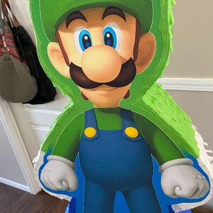 Luigi Pinata From Mario Bros 23x 13 Super Mario - Etsy
