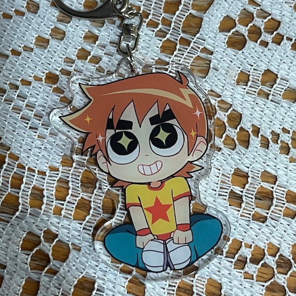 Scott Pilgrim Charms Keychains - Ramona Scott Wallace Todd - Etsy Canada