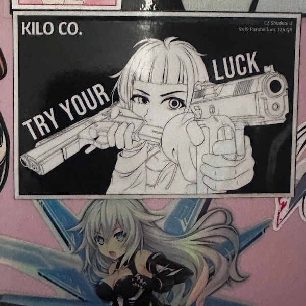 AKARI Lewd Anime Girl Sticker Waifu Decal - Etsy