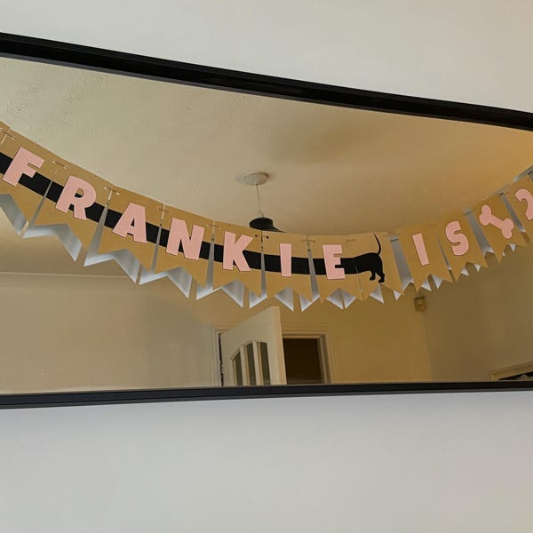 Engaged Bunting Banner Garland. Personalised Engagement Bunting Banner ...
