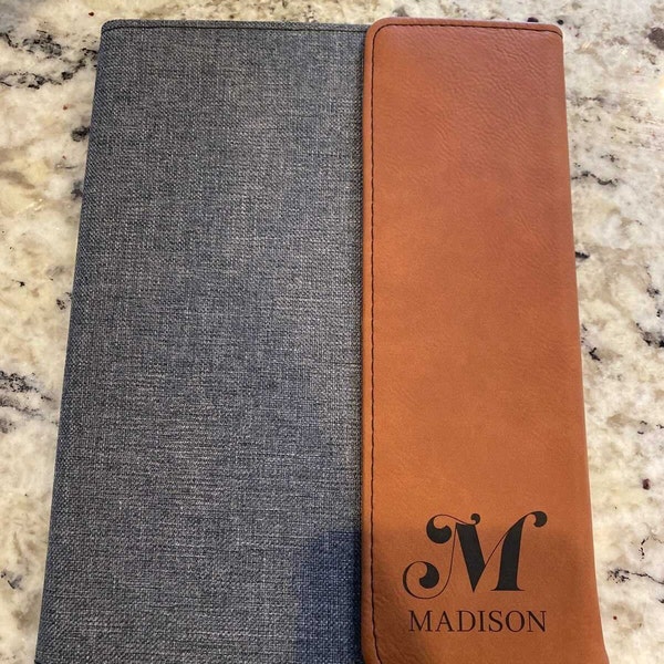 Personalized Journal - Custom Padfolio / Refillable Journal ...
