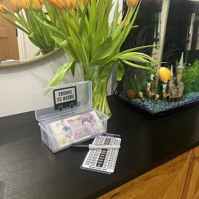 A6 White Divider Envelopes, Minimalist Tabbed Cash Wallets, Set of 5 ...