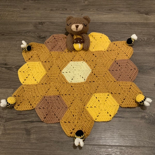 CROCHET PATTERN BUNDLE Ted the Bear Crochet Baby Shower Gift Set of ...