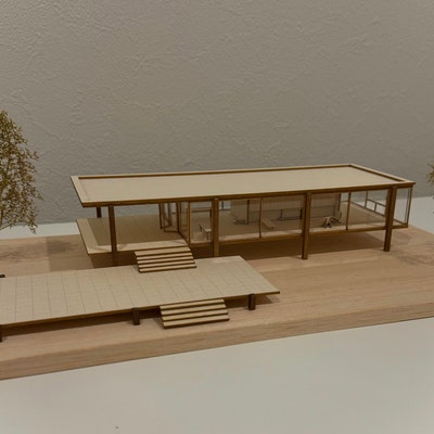 Architectural Model Custom 1/100 Scale Personalized Wooden Miniature of ...