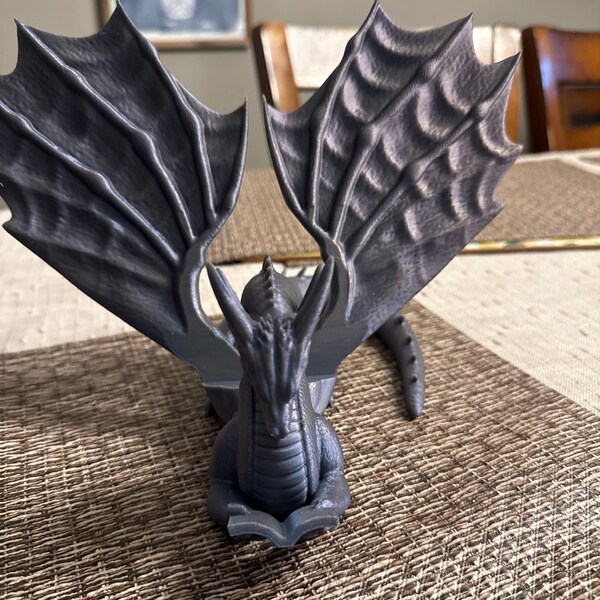 Emerging Phoenix Bookend/book Nook | Bookish Decor | Unique 3D Printed ...