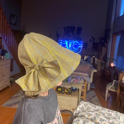 Tulip Hat Pattern Adjustable Ponytail Hat Sewing Pattern Sun Protection ...