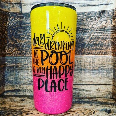 Day Drinking at the Pool Svg, Pool Svg, Summer Svg, Vacation Svg, Girls ...