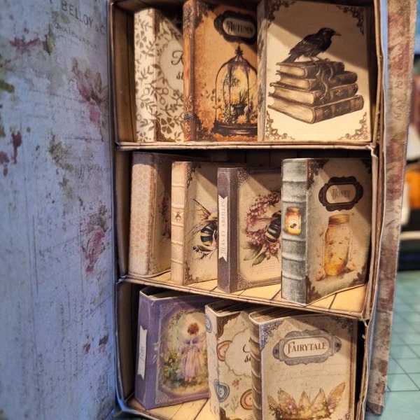 Mini Books, Autumn, Academia, Miniature, Fall, Book, Gothic, Dark ...