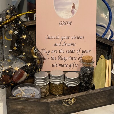 Protection Altar Kit Coffin Box Beginner Baby Witch Kit Witchcraft ...