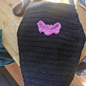 CROCHET PATTERN Coffin Tote Crochet Bag Pattern Halloween Shoulder ...