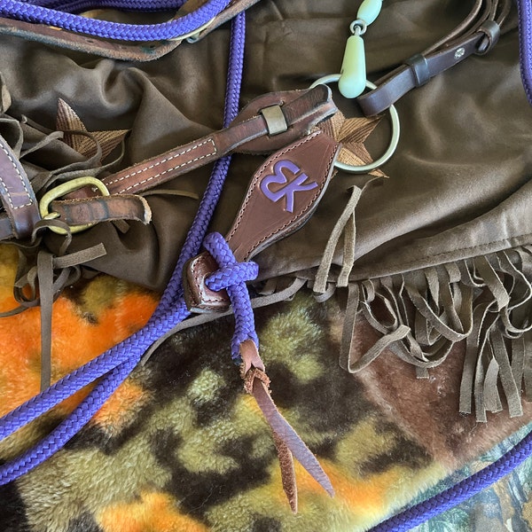 Custom Award Halters Bronc Noseband Personalize With Horse / Farm Name ...