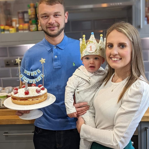Birthday Crown With Interchangeable Age Badges | Personalised Birthday ...