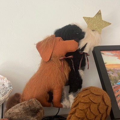 Pug Dog Christmas Tree Topper // Dog Tree Topper // Pug Holiday Decor ...