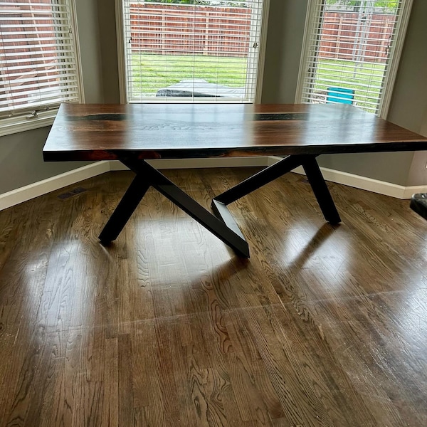 Reverse Tapered T-shaped Legs, Metal Table Legs - Any Size/color - Etsy