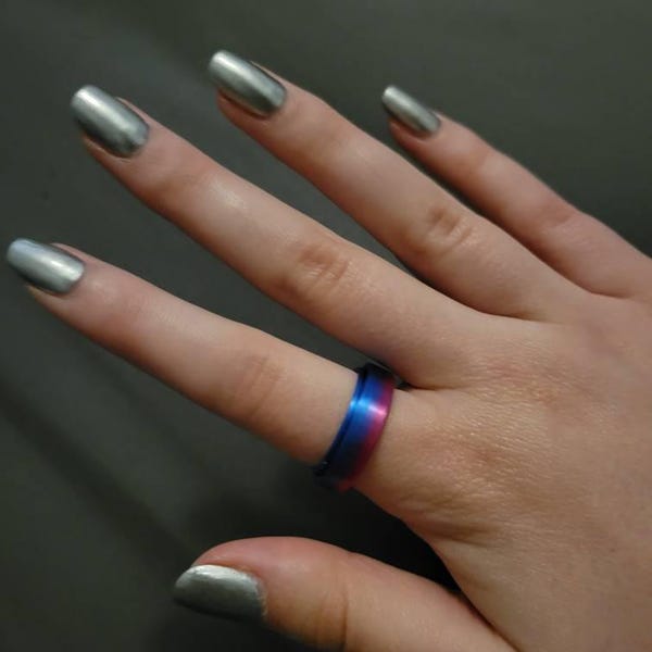 Custom Fidget Ring Spinner Rings Custom Pattern, Color | Stim Ring for ...