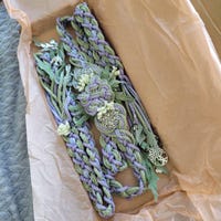 Handfasting Cord - Bloom: Thistle - Bespoke Artisan Wedding Hand-tying ...