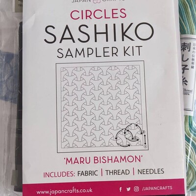 Japanese Sashiko Embroidery Sampler Kit Rabbit usagi - Etsy UK