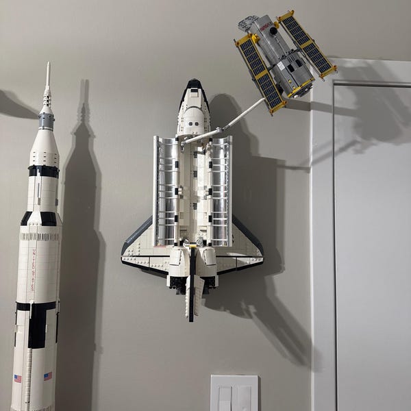 Wall Mounting Kit for Displaying Space Shuttle Discovery (10283) - Etsy