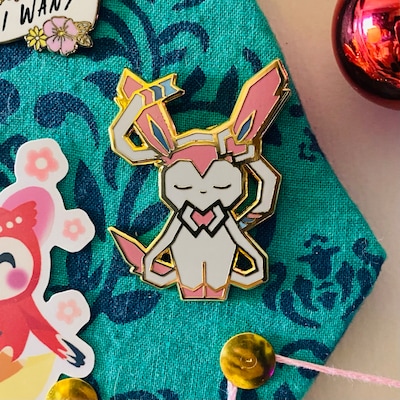 Eeveelutions Pins Geometric Style Hard Enamel Pins - Etsy