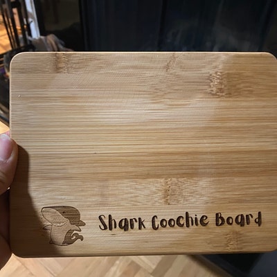 Shark Coochie Board Charcuterie Board Funny Stocking Stuffer White ...