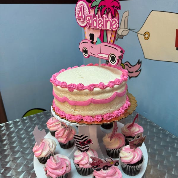 Groovy Van, Peace and Love Van, 70's Cake Topper, Retro Van Cake Topper ...