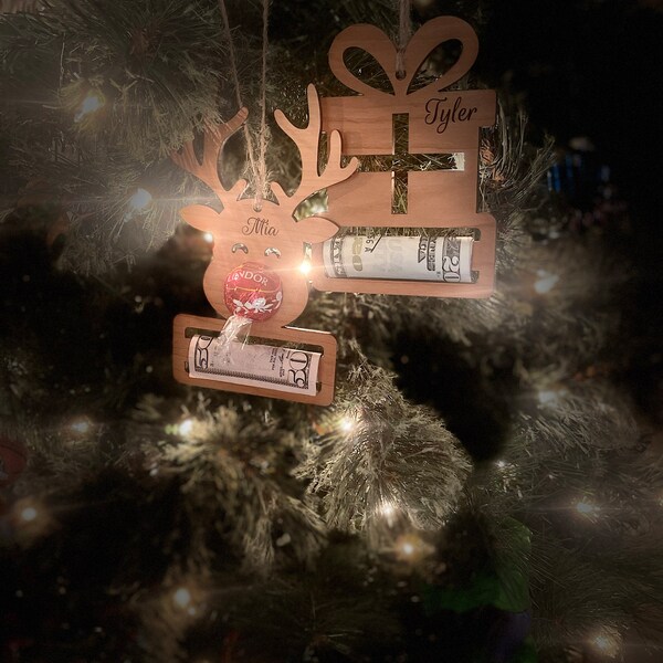 Christmas Money Clip Svg, Money Sign Christmas Ornament, Christmas ...