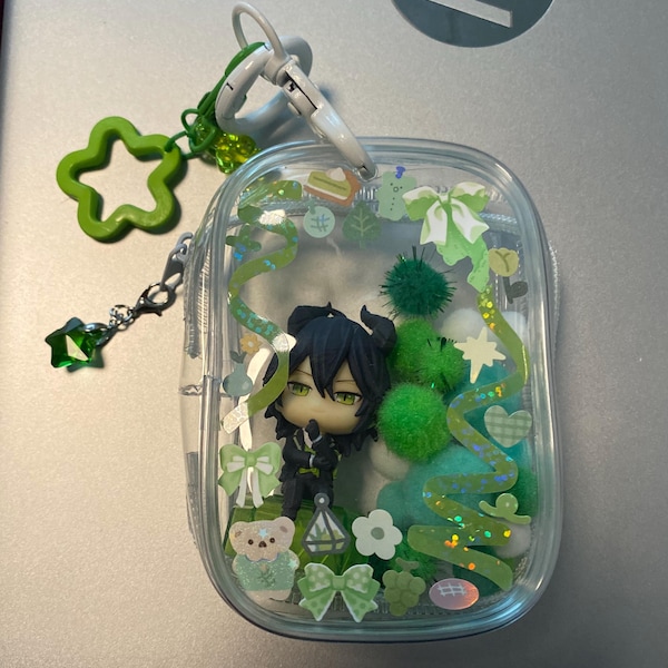 Clear Bag Keychain Clear Pouch Display Keychain - Etsy