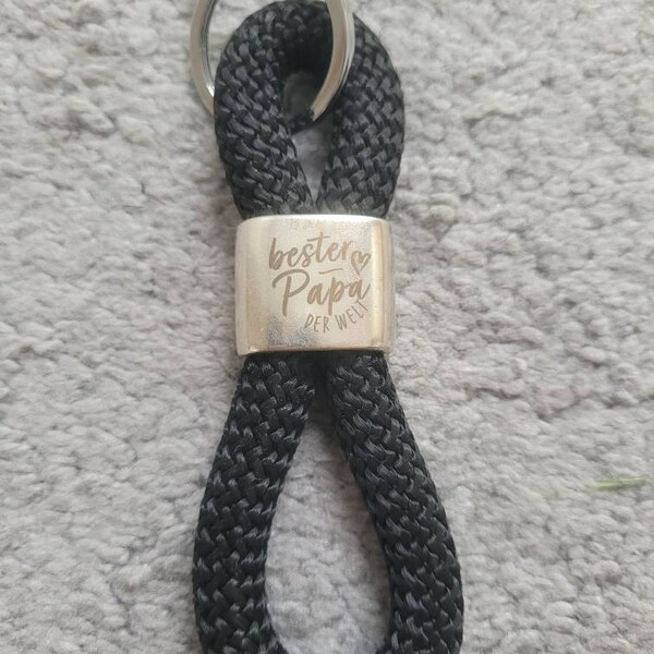 Key Rings Made of Sail Rope and Silver Colored Key Rings - Etsy