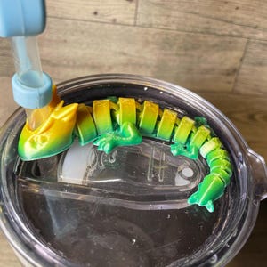 DIGITAL DOWNLOAD Dragon Articulated Flexi Straw Topper STL - Etsy