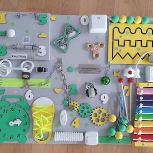 GIANT LARGE 1 METR Large Busy Board Montessori Personalised | Etsy