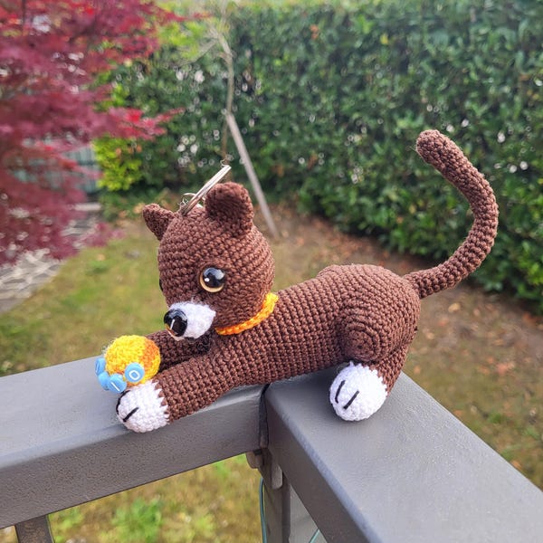 Cat Amigurumi Crochet Pattern - Lying Down Kitten - Etsy UK