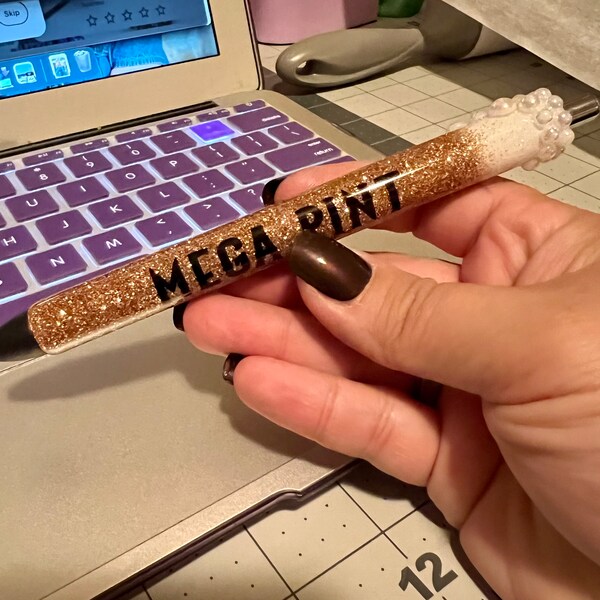 Personalized Fall Glitter Pen Custom Autumn Pen Refillable Glitter Pen ...