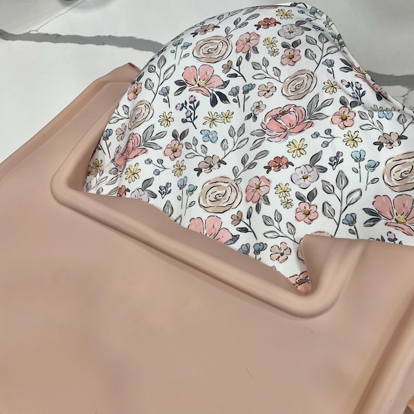 Blush Pink Vegan Leather Cushion Cover for IKEA Antilop Highchair ...
