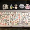 100 MINI Weather/fade Resistant Random Retro Valentines Day Sticker ...