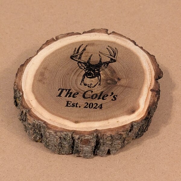Log Coasters - Perfect Fathers Day Gift | Hunting Gift | Hunting Decor ...