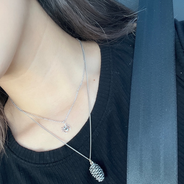 Cherry Blossom Necklace With Pink Rosaline Swarovski Pearl, Sakura ...