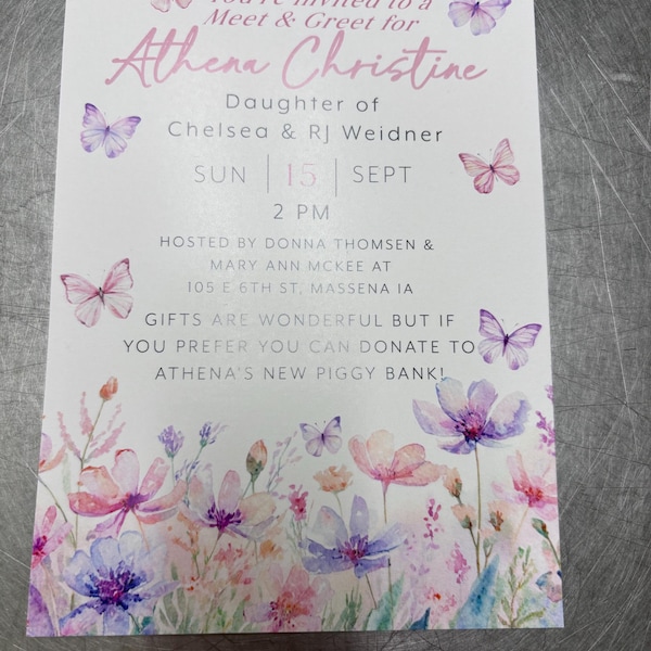 Citrus Bridal Brunch Invitation, Lemon Bridal Shower, Bright Floral ...