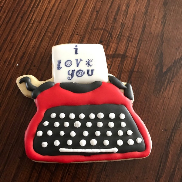 Typewriter or Adding Machine Cookie Cutter and Fondant Cutter and Clay ...