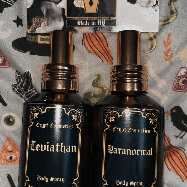 Custom Body Spray, Gothic and Witchy Fragrance, Multiple Scents, Vegan ...