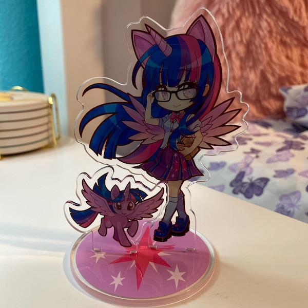 My Little Pony (series 1) - 4" Double-sided Acrylic Standees: Rainbow ...