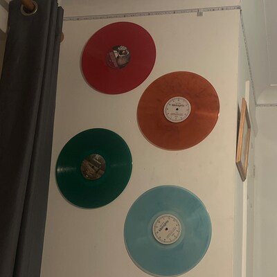 Vinyl Record Hanger 4 Pack Wall Mount Picture Disc Display - Etsy UK