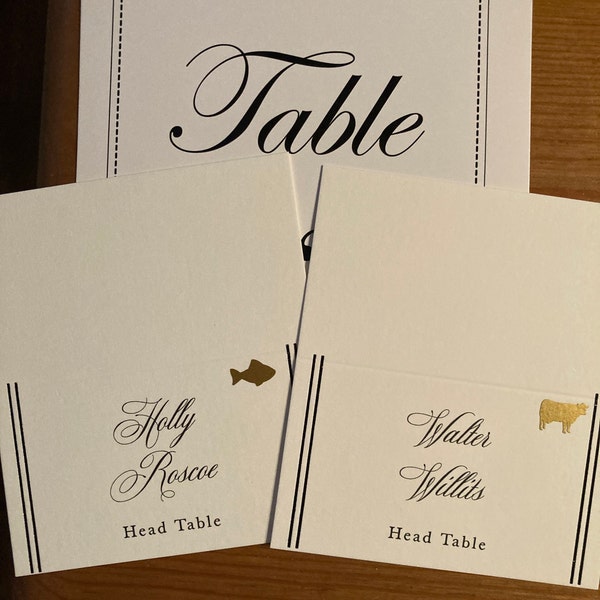 Meal Indicator Stickers (set of 10) Wedding Meal Decals Entree Stickers ...