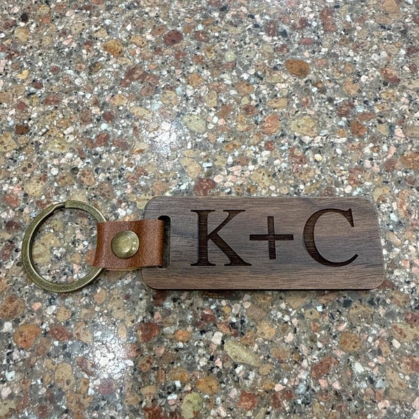 Personalized Keychain, 4 Sided Bar, Custom Engraved Keychain, Drive ...