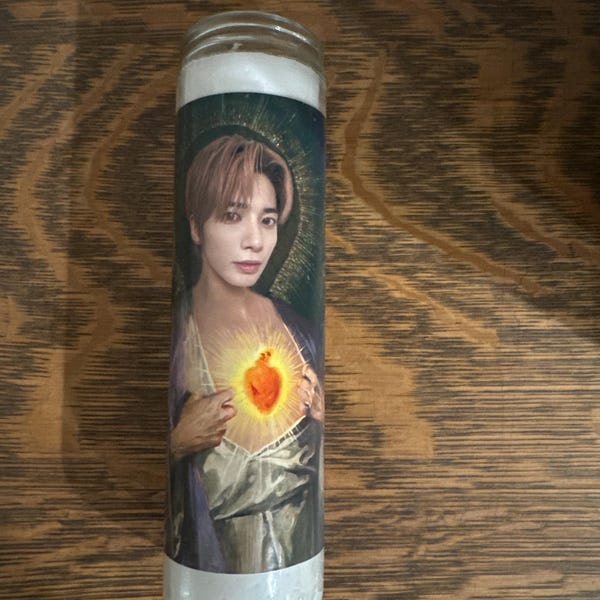 Saint Taliesin Jaffe D&D Muse Prayer Candle - Etsy