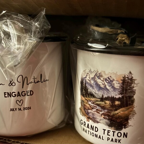 Tally Marks Tin Year Anniversary Gift Mug | Personalized 10th Wedding ...