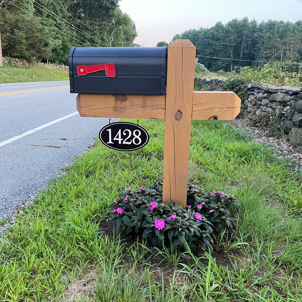 Mailbox Numbers, 7 X 12" Personalized House Numbers, Oval Address ...