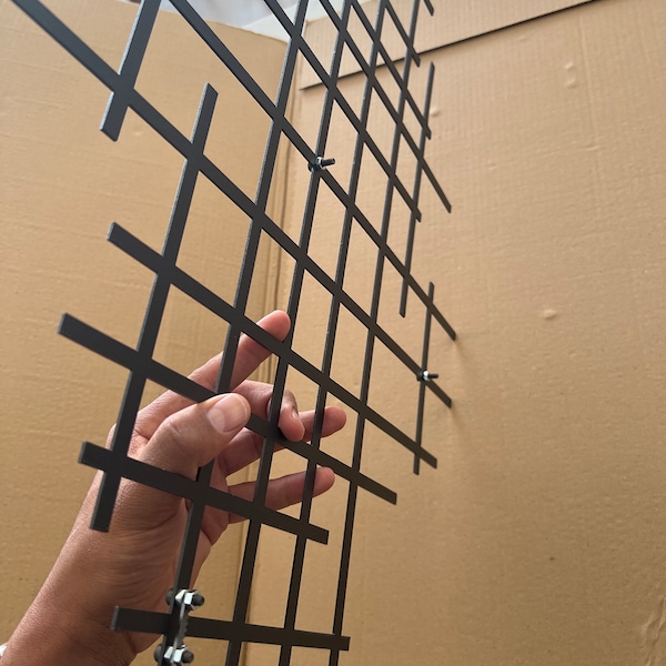 Minimalist Metal Wall Decor, Line Wall Decor, Abstract Line Metal Wall ...